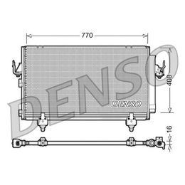 DENSO Kondensator, Klimaanlage dcn50031 f&uuml;r TOYOTA