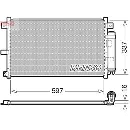 DENSO Kondensator, Klimaanlage dcn44001 f&uuml;r MAZDA