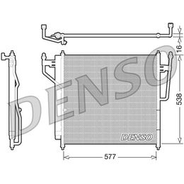 DENSO Kondensator, Klimaanlage dcn46017 f&uuml;r NISSAN INFINITI
