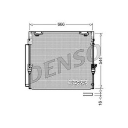 DENSO Kondensator, Klimaanlage dcn50036 f&uuml;r LEXUS