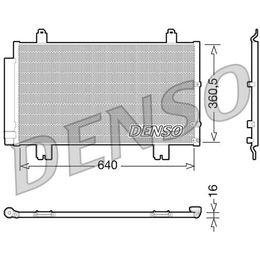 DENSO Kondensator, Klimaanlage dcn51005 f&uuml;r LEXUS
