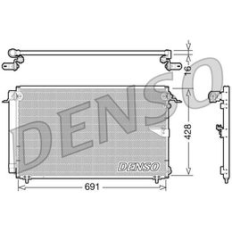 DENSO Kondensator, Klimaanlage dcn51008 f&uuml;r LEXUS
