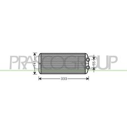 PRASCO W&auml;rmetauscher, Innenraumheizung ci426h002 f&uuml;r Citro&euml;n