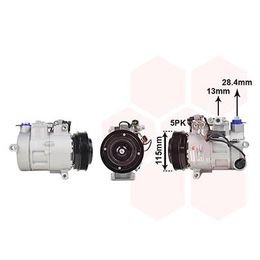 Van Wezel Kompressor, Klimaanlage 3001k708 f&uuml;r Mercedes