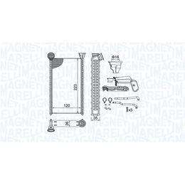 MAGNETI MARELLI W&auml;rmetauscher, Innenraumheizung 350218505000 f&uuml;r Citro&euml;n/Peugeot TOYOTA