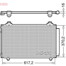 DENSO Kondensator, Klimaanlage dcn50112 f&uuml;r TOYOTA