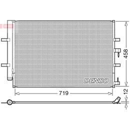 DENSO Kondensator, Klimaanlage dcn10036 f&uuml;r Ford