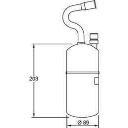 Mahle Trockner, Klimaanlage ad34000s f&uuml;r Volvo