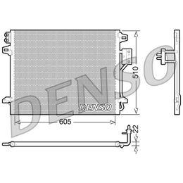 DENSO Kondensator, Klimaanlage dcn06006 f&uuml;r Chrysler DODGE LANCIA
