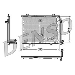 DENSO Kondensator, Klimaanlage dcn17013 f&uuml;r Mercedes