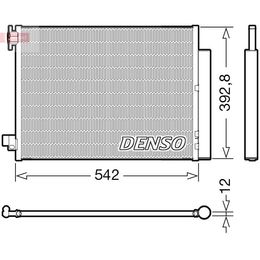 DENSO Kondensator, Klimaanlage dcn37004 f&uuml;r DACIA