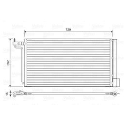 Valeo Kondensator, Klimaanlage 814177 f&uuml;r FORD (CHANGAN)