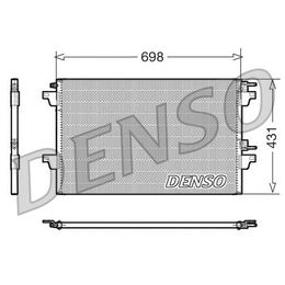 DENSO Kondensator, Klimaanlage dcn23021 f&uuml;r RENAULT