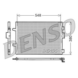 DENSO Kondensator, Klimaanlage dcn23007 f&uuml;r RENAULT