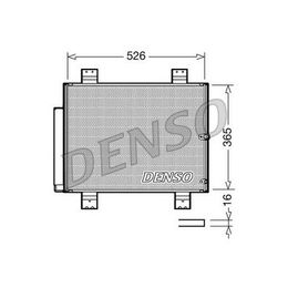 DENSO Kondensator, Klimaanlage dcn35002 f&uuml;r DAIHATSU