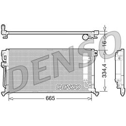 DENSO Kondensator, Klimaanlage dcn45003 f&uuml;r MITSUBISHI