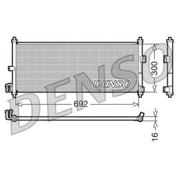 DENSO Kondensator, Klimaanlage dcn46011 f&uuml;r NISSAN