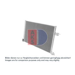 AKS DASIS Kondensator, Klimaanlage 022010n f&uuml;r JAGUAR