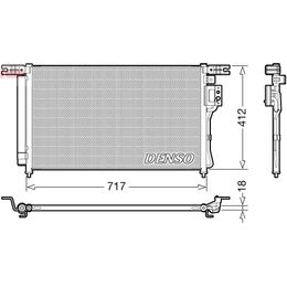 DENSO Kondensator, Klimaanlage dcn41008 f&uuml;r HYUNDAI