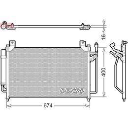 DENSO Kondensator, Klimaanlage dcn44013 f&uuml;r MAZDA