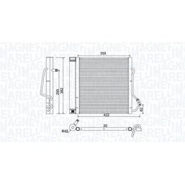 MAGNETI MARELLI Kondensator, Klimaanlage 350203810000 f&uuml;r SMART