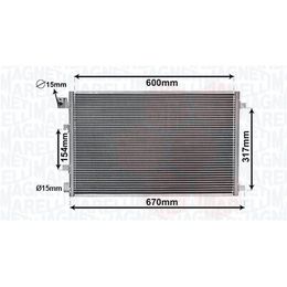 MAGNETI MARELLI Kondensator, Klimaanlage 350203879000 f&uuml;r NISSAN