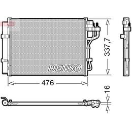 DENSO Kondensator, Klimaanlage dcn41023 f&uuml;r HYUNDAI