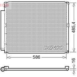 DENSO Kondensator, Klimaanlage dcn50113 f&uuml;r TOYOTA