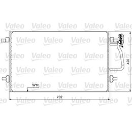 Valeo Kondensator, Klimaanlage 814030 f&uuml;r Audi