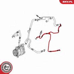 ESEN SKV Hochdruck-/Niederdruckleitung, Klimaanlage 54skv656 f&uuml;r MERCEDES-BENZ