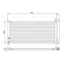 Valeo Kondensator, Klimaanlage 814464 f&uuml;r TOYOTA