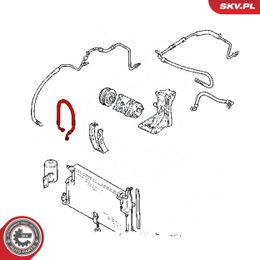 ESEN SKV Hochdruck-/Niederdruckleitung, Klimaanlage 54skv725 f&uuml;r VW VAG