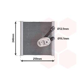 Van Wezel Verdampfer, Klimaanlage 5901v702 f&uuml;r VOLVO