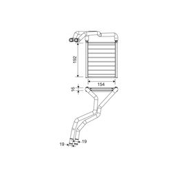 Valeo W&auml;rmetauscher, Innenraumheizung 811603 f&uuml;r HYUNDAI