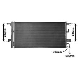 Van Wezel Kondensator, Klimaanlage 03015703 f&uuml;r Audi