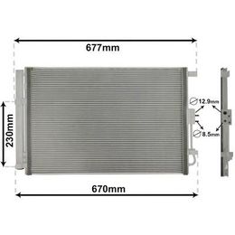 Van Wezel Kondensator, Klimaanlage 83015703 f&uuml;r KIA