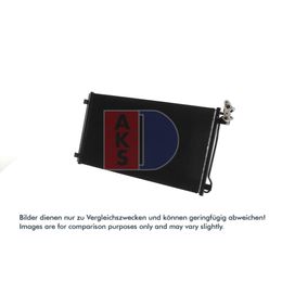 AKS DASIS Kondensator, Klimaanlage 042038n f&uuml;r VAG