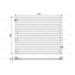Valeo Kondensator, Klimaanlage 814176 f&uuml;r TOYOTA
