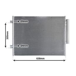 Van Wezel Kondensator, Klimaanlage 01015701 f&uuml;r ALFA ROMEO