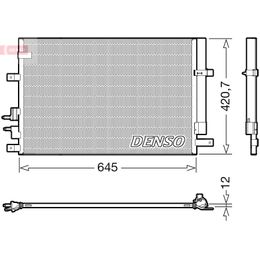 DENSO Kondensator, Klimaanlage dcn01024 f&uuml;r ALFA ROMEO