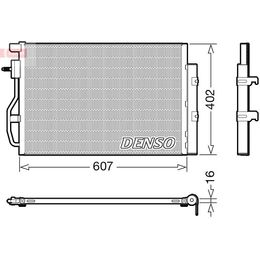 DENSO Kondensator, Klimaanlage dcn15008 f&uuml;r CHEVROLET Opel