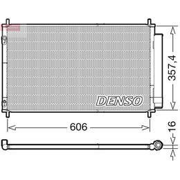 DENSO Kondensator, Klimaanlage dcn50058 f&uuml;r TOYOTA