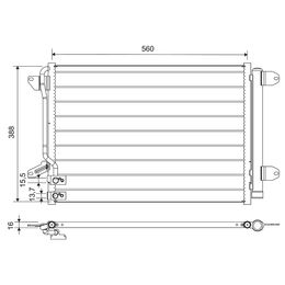 Valeo Kondensator, Klimaanlage 812665 f&uuml;r VW