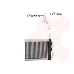 Van Wezel W&auml;rmetauscher, Innenraumheizung 18016706 f&uuml;r Ford