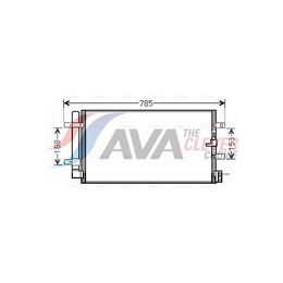AVA QUALITY COOLING Kondensator, Klimaanlage aia5360d f&uuml;r Audi Porsche