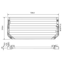 Valeo Kondensator, Klimaanlage 812697 f&uuml;r TOYOTA