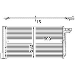 Mahle Kondensator, Klimaanlage ac29000s f&uuml;r Ford ASIA & OCEANIA