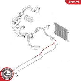 ESEN SKV Hochdruck-/Niederdruckleitung, Klimaanlage 54skv671 f&uuml;r RENAULT