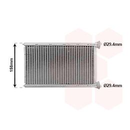 Van Wezel W&auml;rmetauscher, Innenraumheizung 30016707 f&uuml;r MERCEDES-BENZ