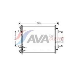 AVA QUALITY COOLING Kondensator, Klimaanlage vna5226d f&uuml;r VW